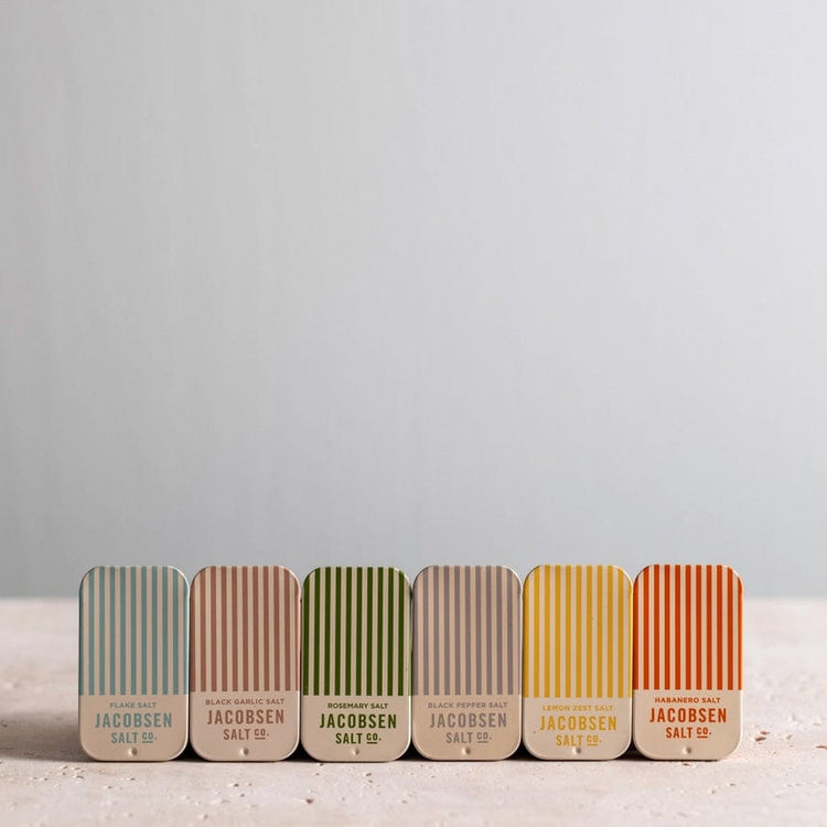 Jacobsen Salt Co. Infused Salt Slide Tin Collection – Clove & Twine