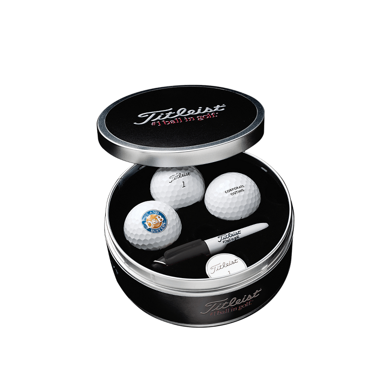 Custom Titleist Pro V1 Tin | Corporate Gifts | Clove & Twine